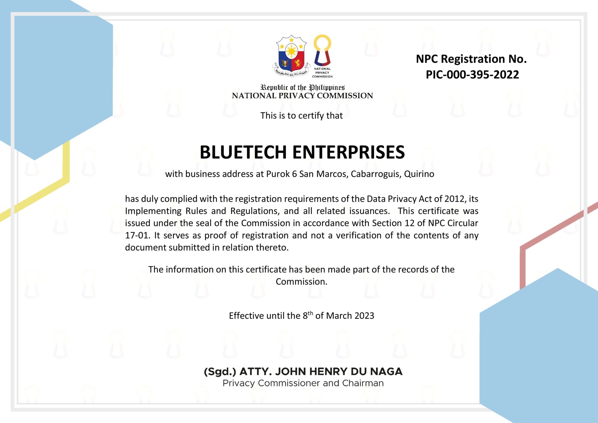 Barangay Information Management System – NSMGS Technologies